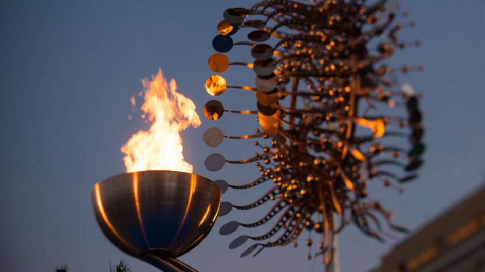 Medalha de ouro para a Pira Olímpica - Aperam